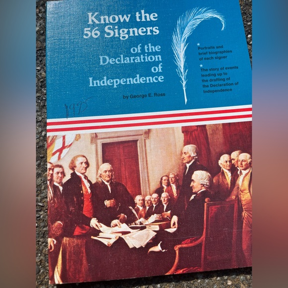 Other | Vintage 1963 Know The 56 Signers Of The Declaration Of ...